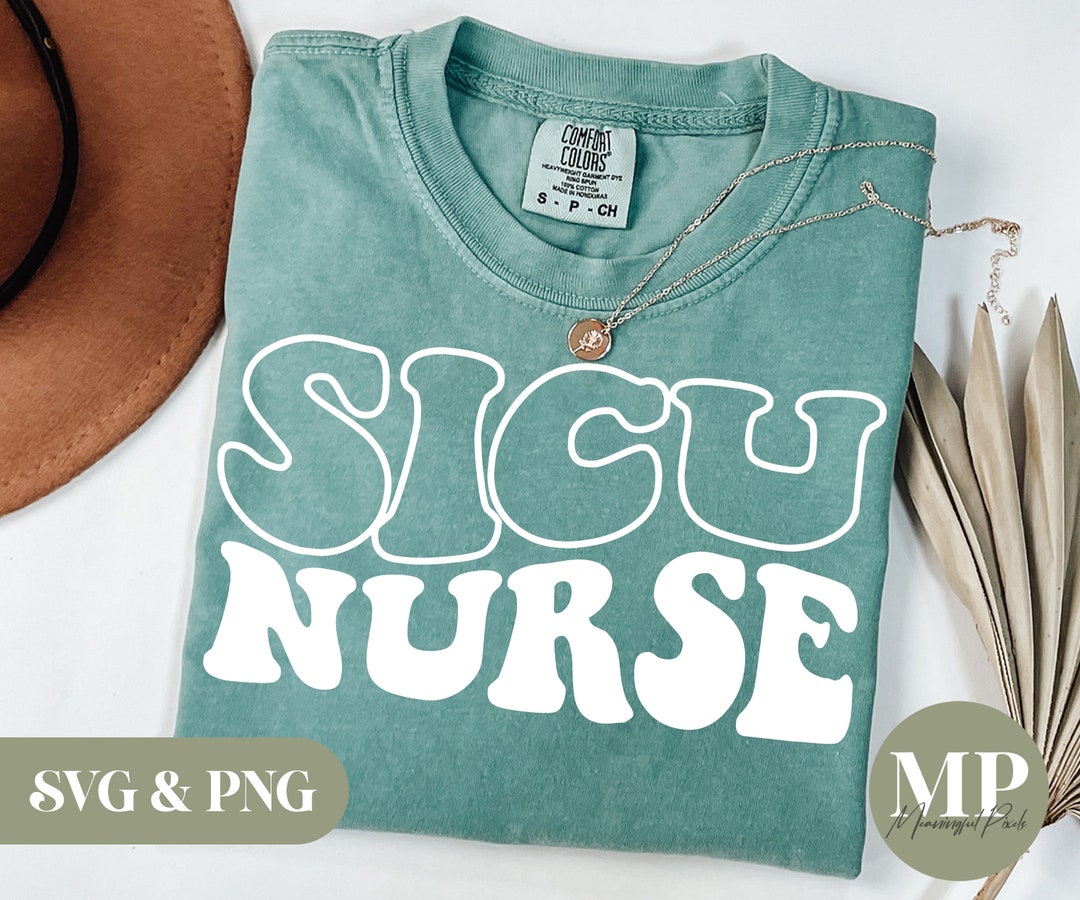 SICU Nurse SVG & PNG - Etsy