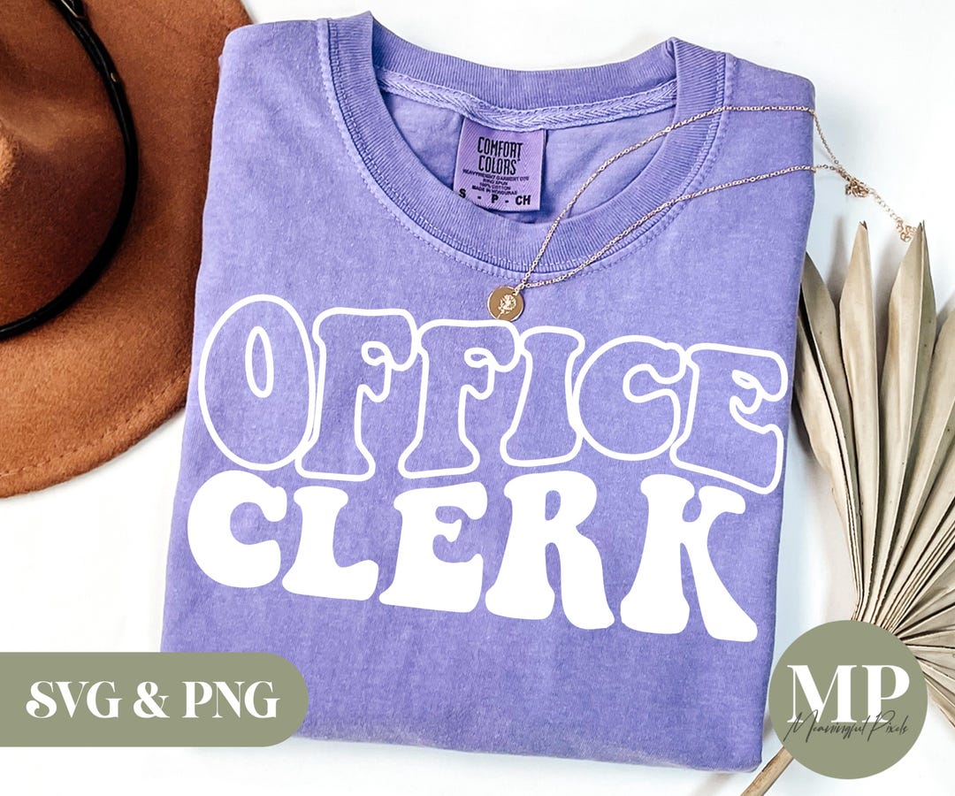 Office Clerk SVG & PNG - Etsy