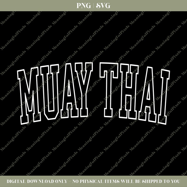 Muay Thai SVG & PNG - Etsy
