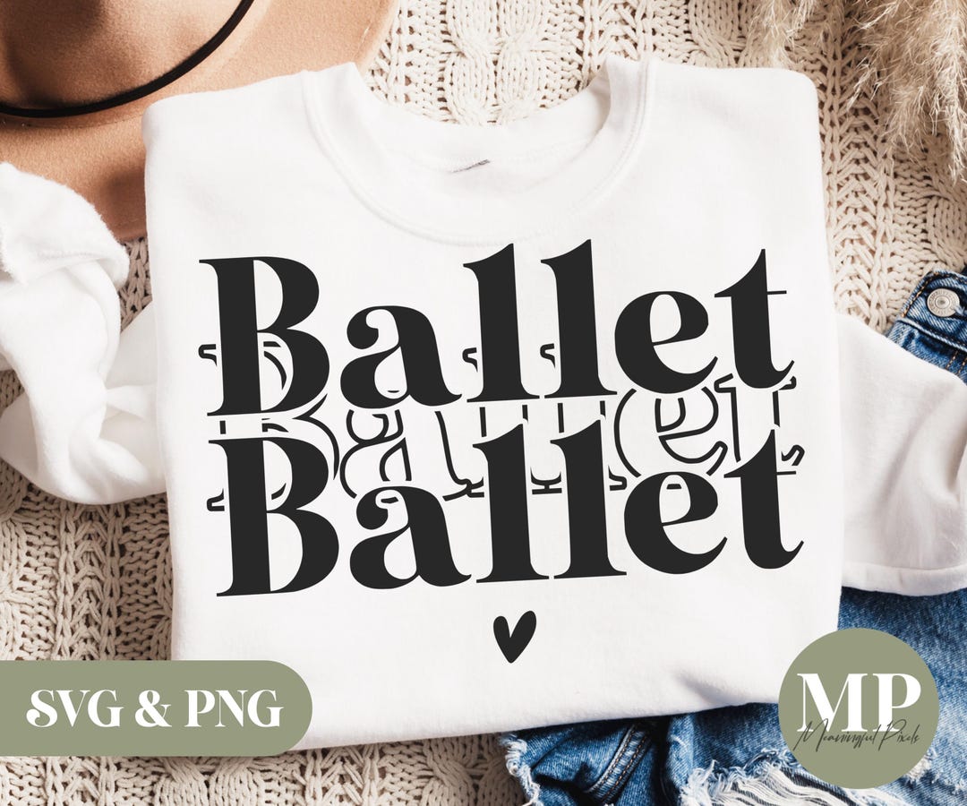 Ballet SVG & PNG - Etsy