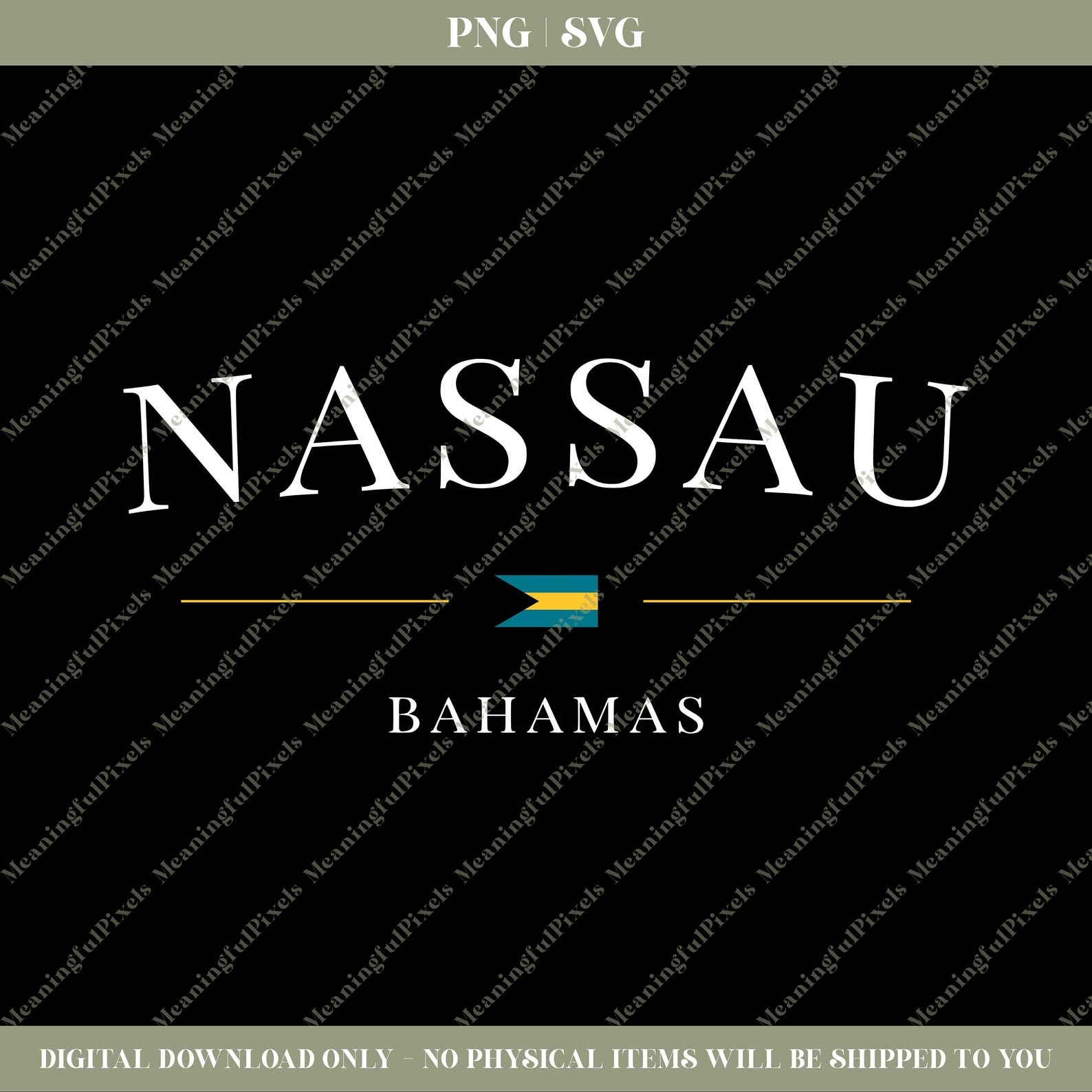 Nassau | Bahamas SVG & PNG - Etsy