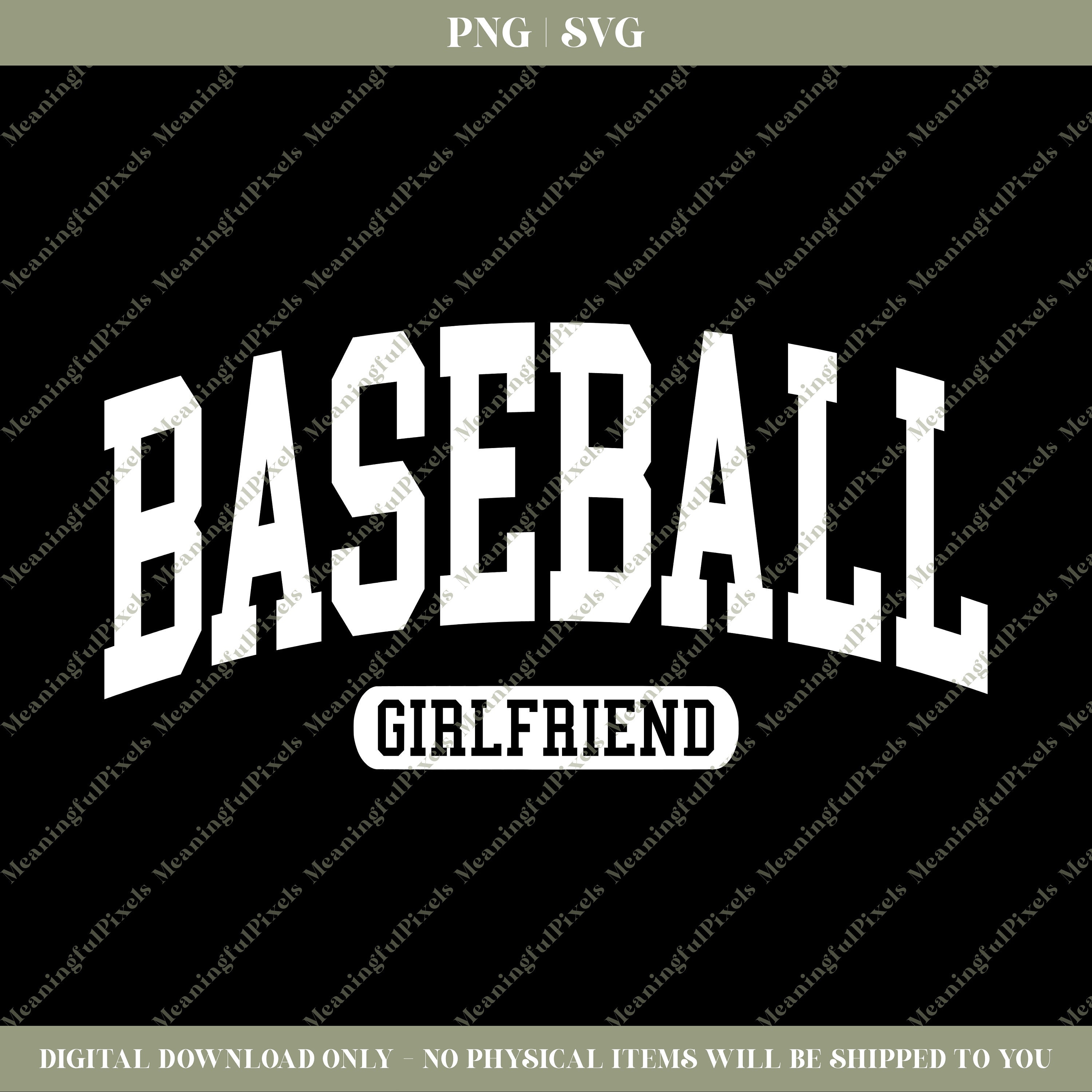 Baseball Girlfriend SVG & PNG - Etsy