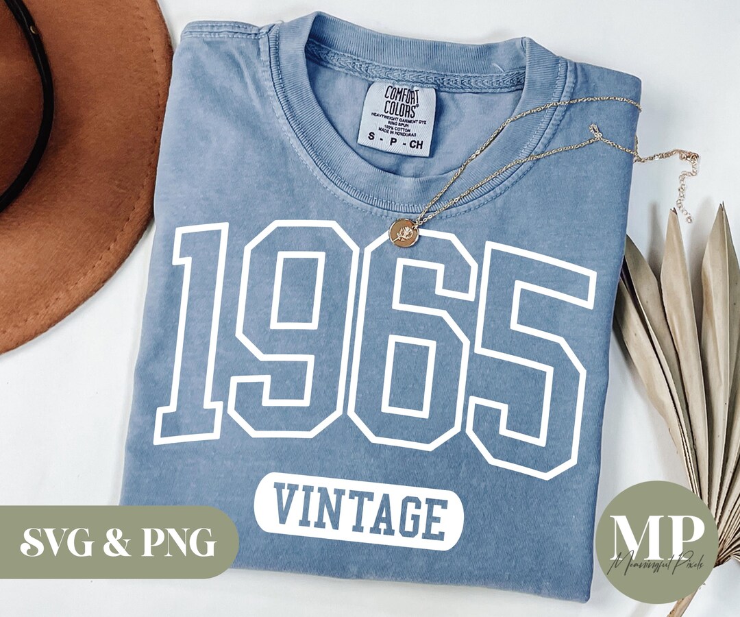Vintage 1965 SVG & PNG - Etsy