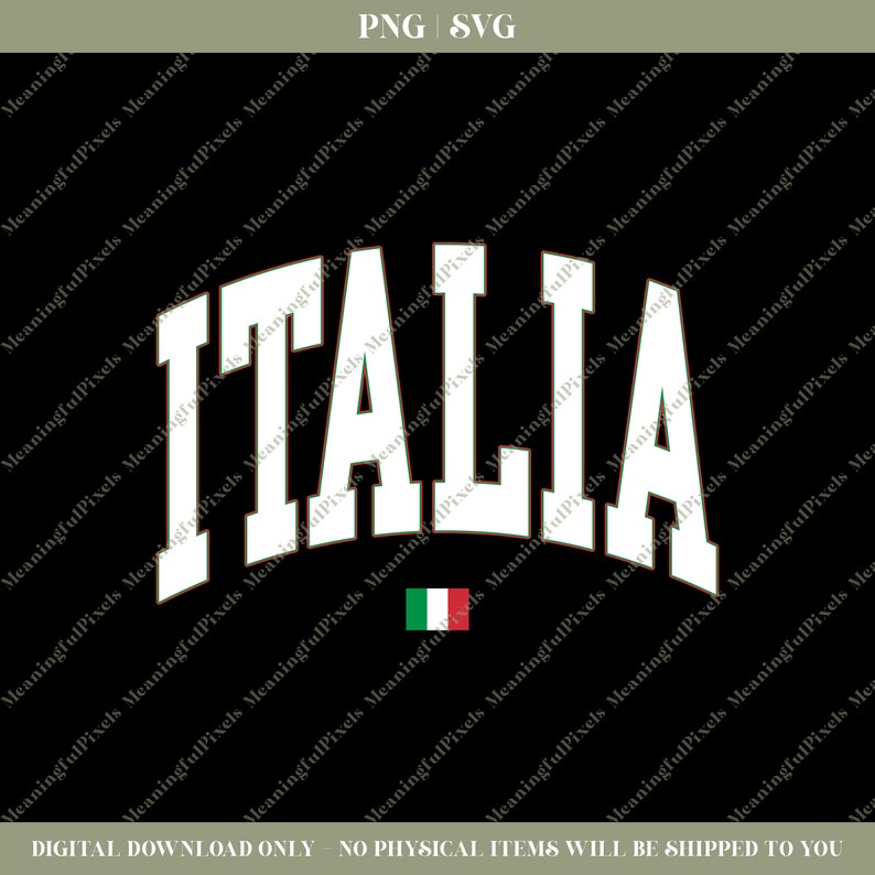 Italia Italy SVG & PNG - Etsy