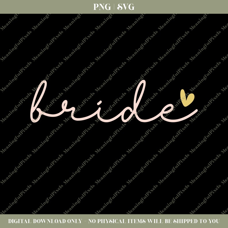 Bride SVG & PNG - Etsy