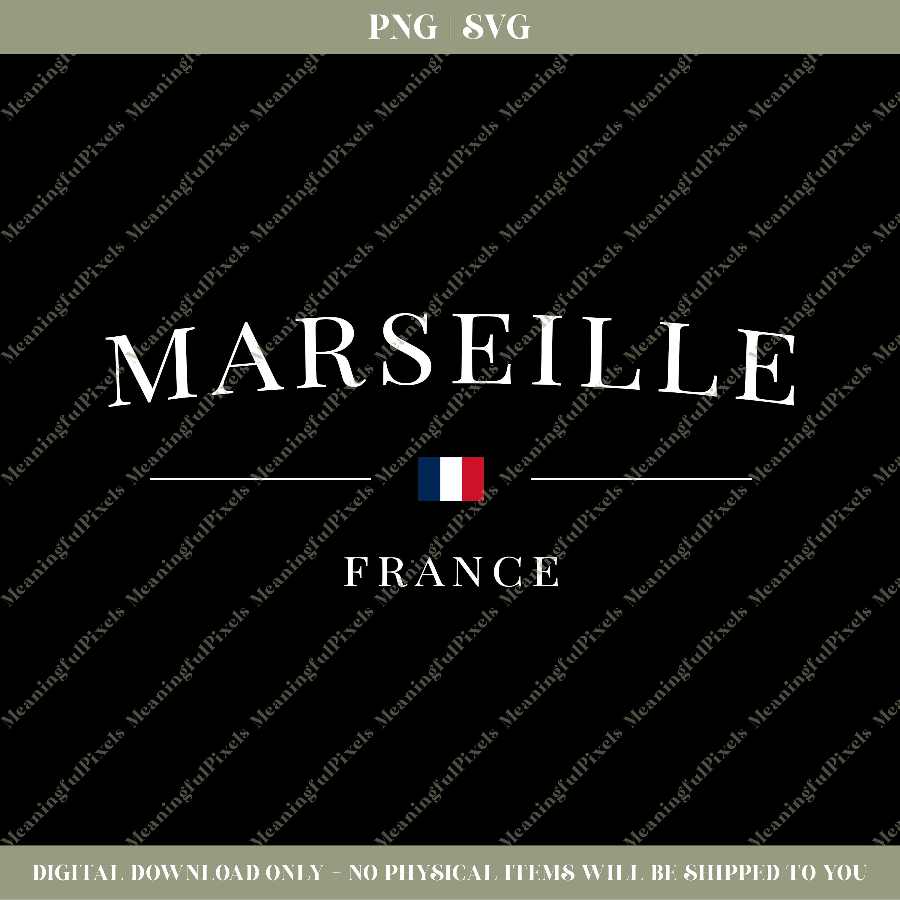 Marseille SVG & PNG - Etsy