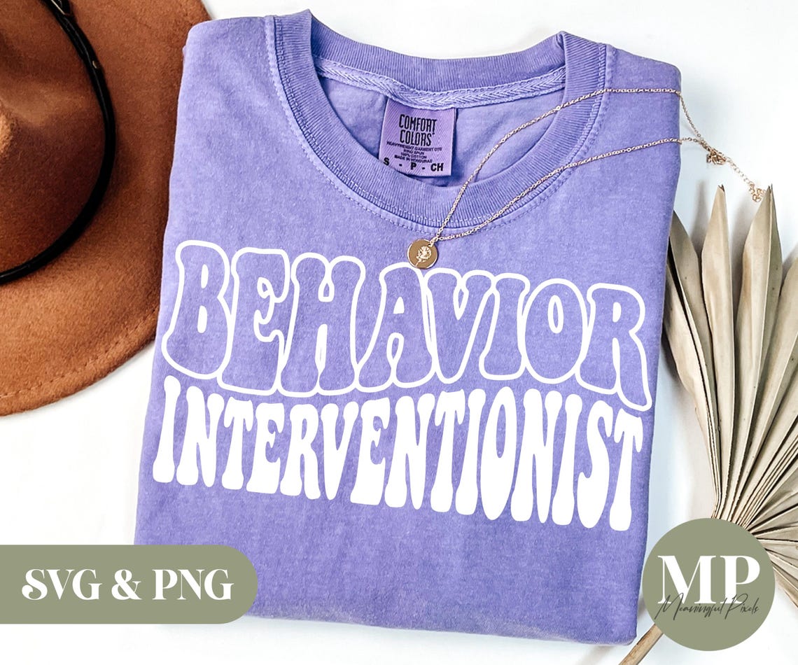 Behavior Interventionist SVG & PNG - Etsy