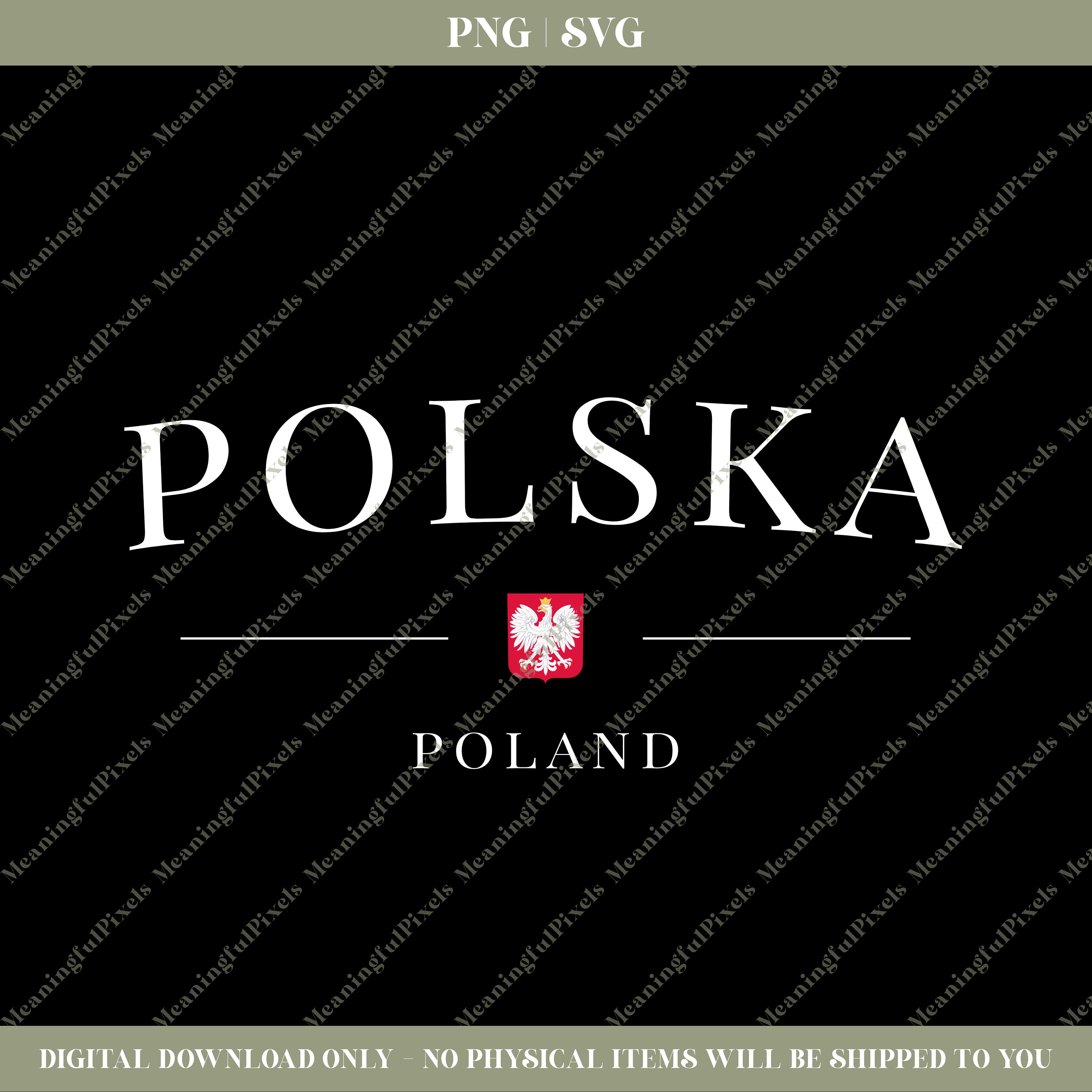 Polska Poland SVG & PNG - Etsy