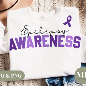 Epilepsy Awareness SVG & PNG - Etsy