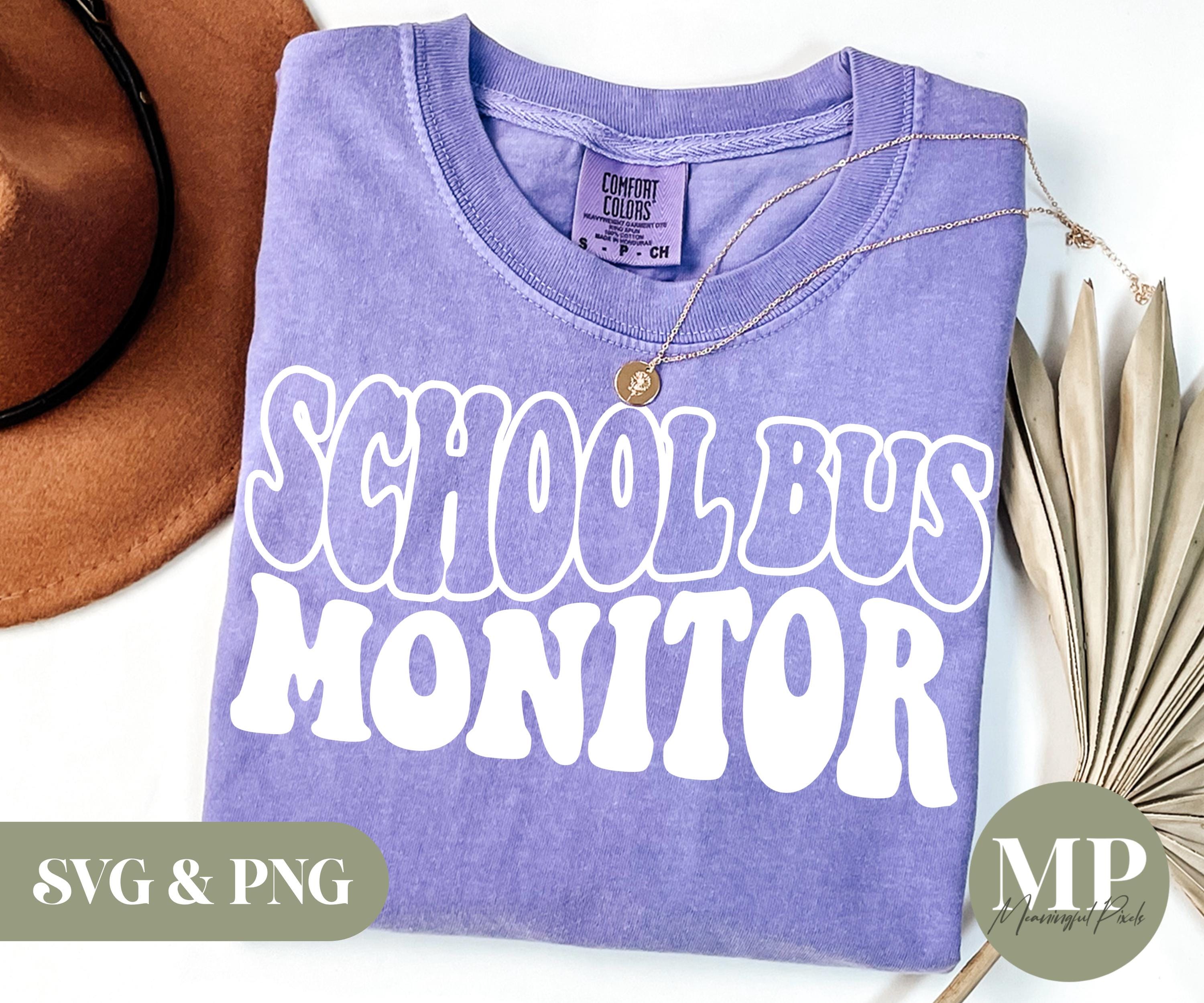 School Bus Monitor SVG & PNG - Etsy