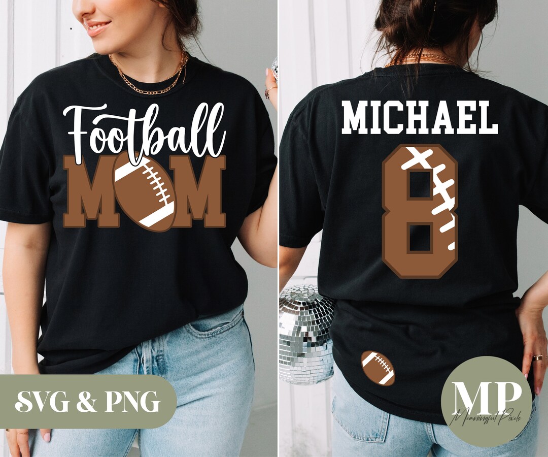 Custom Football Mom SVG & PNG - Etsy