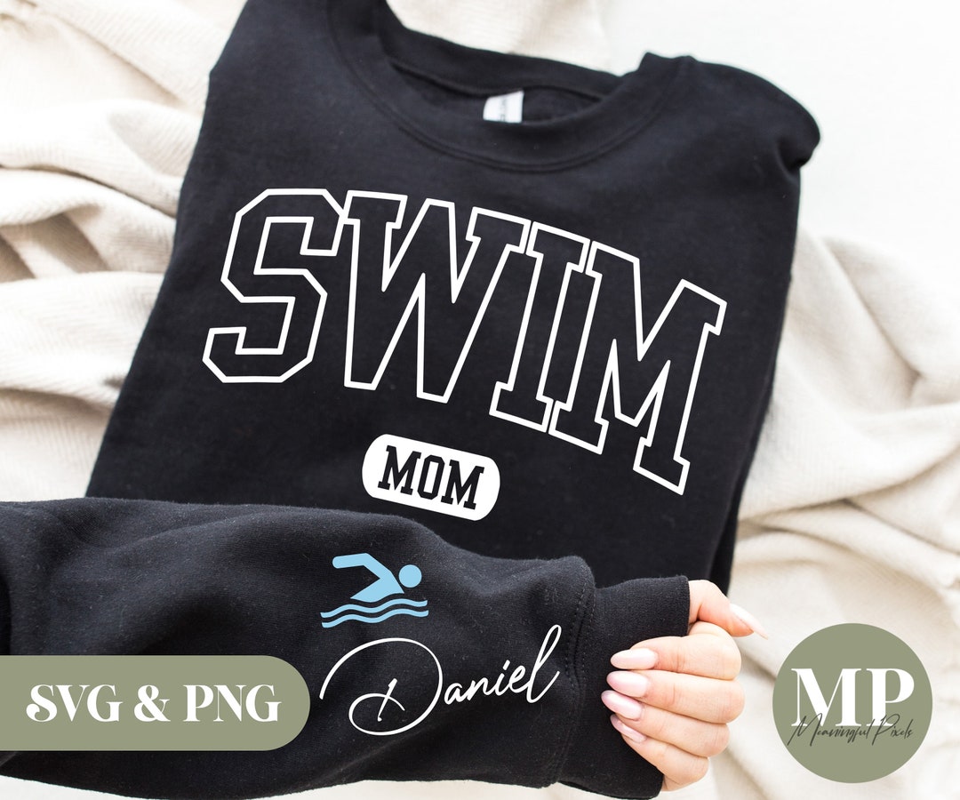 Custom Swim Mom SVG & PNG - Etsy