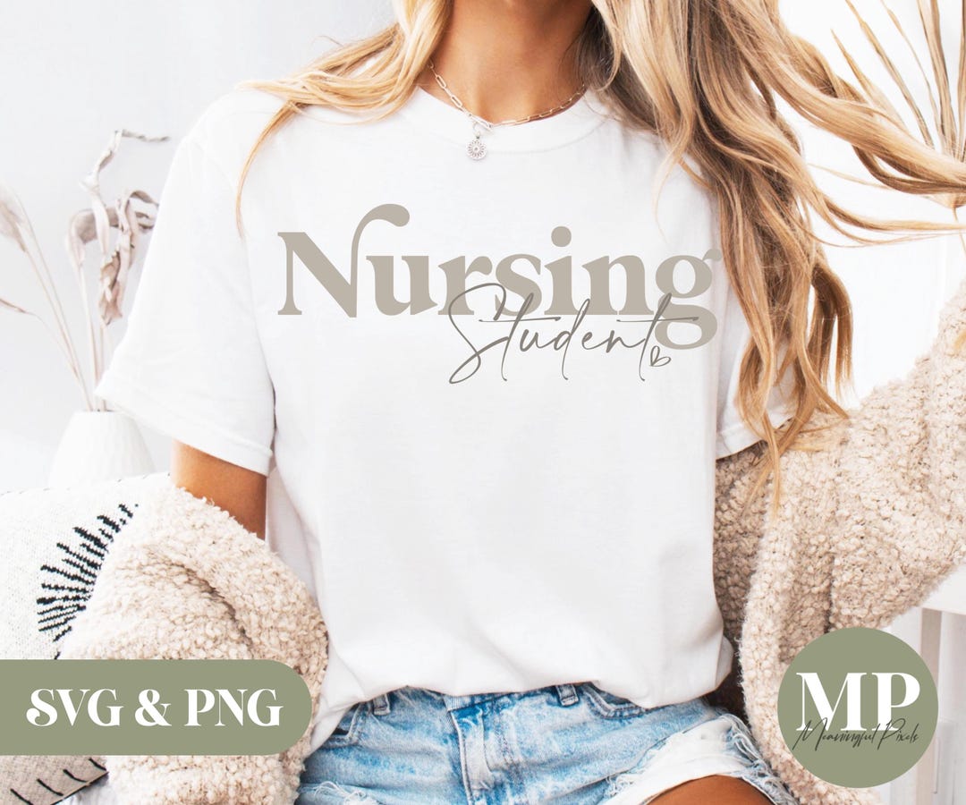 Nursing Student SVG & PNG - Etsy
