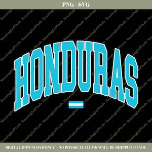 Honduras SVG & PNG - Etsy
