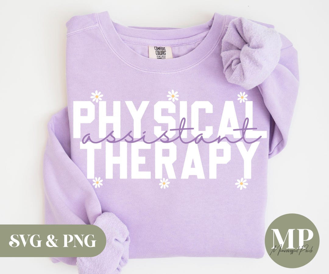 Physical Therapy Assistant SVG & PNG - Etsy