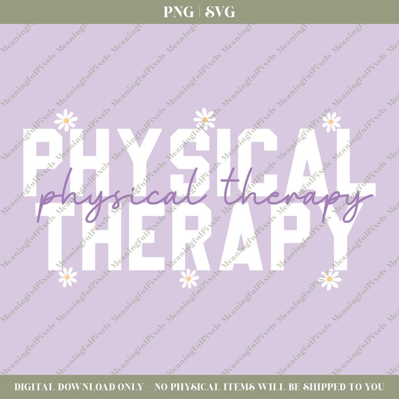 Physical Therapy SVG & PNG - Etsy
