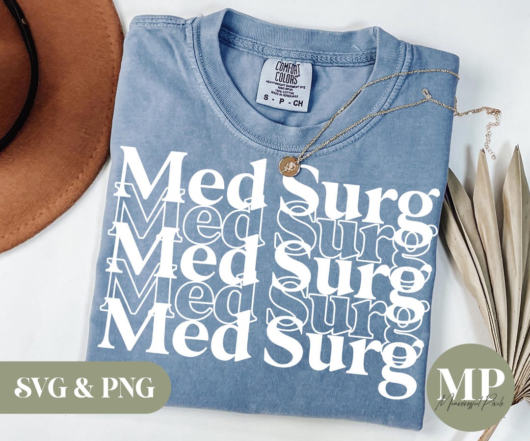 Med Surg SVG & PNG - Etsy UK
