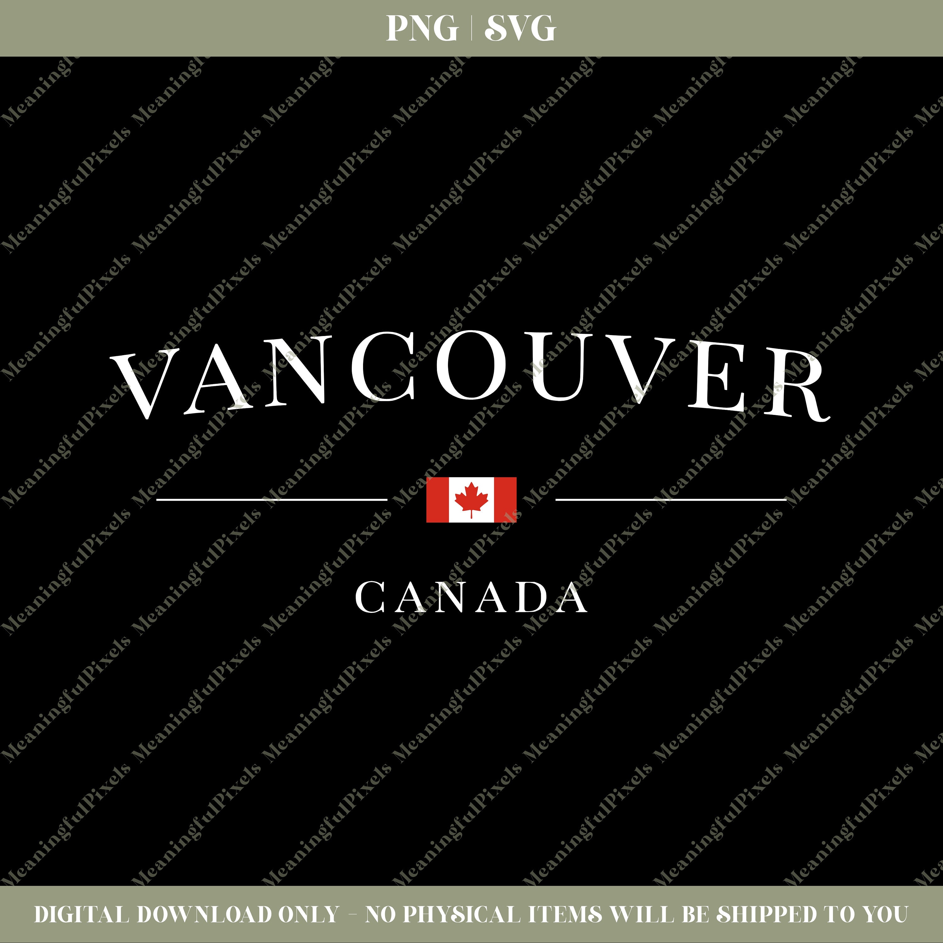 Vancouver SVG & PNG - Etsy