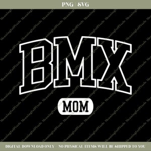 BMX Mom SVG & PNG - Etsy