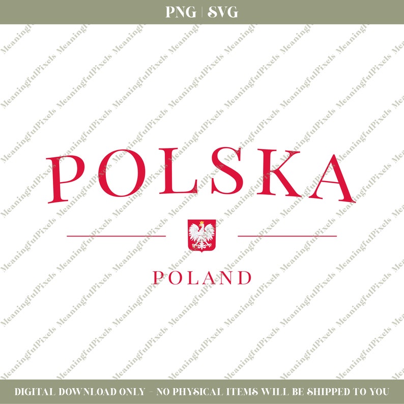 Polska Poland SVG & PNG - Etsy