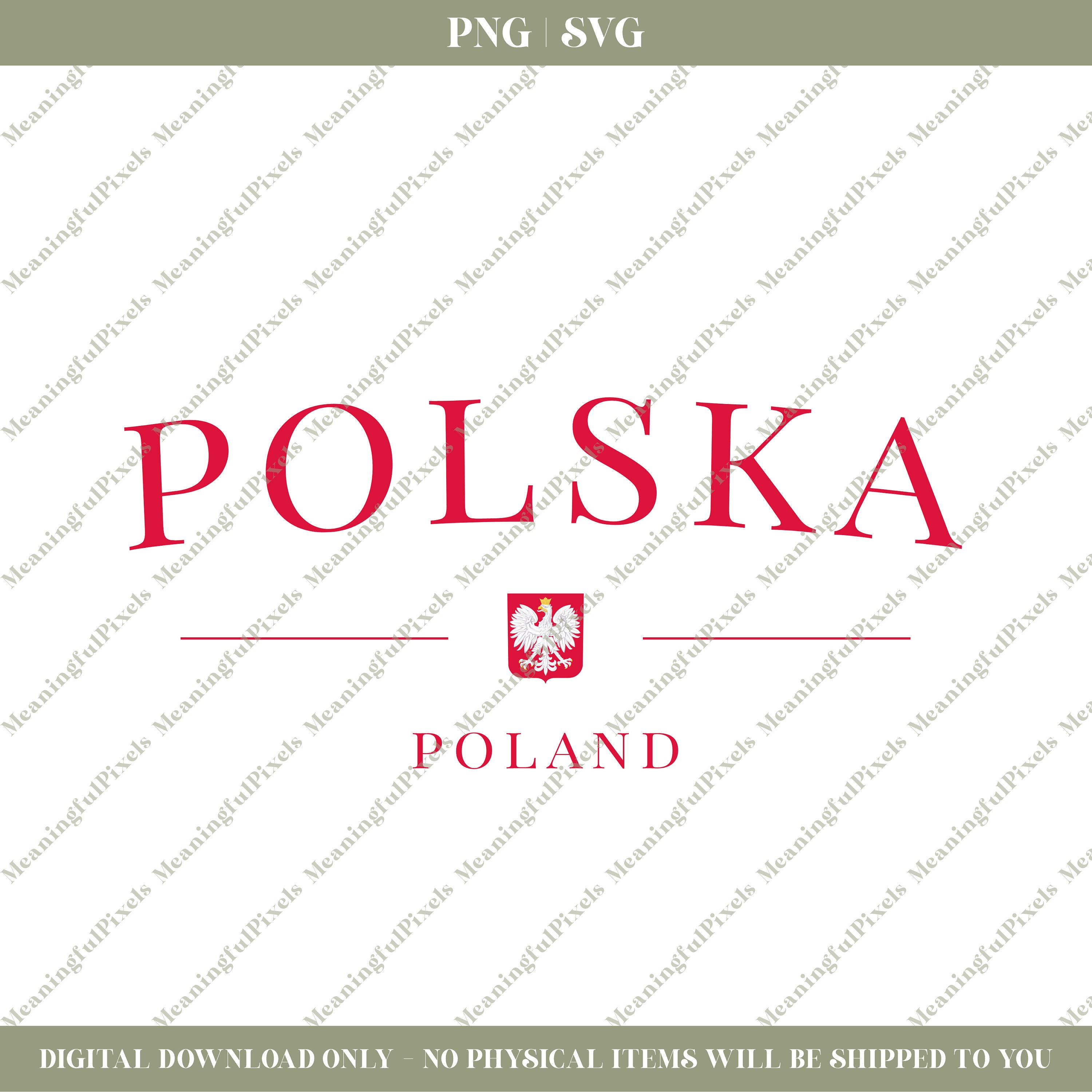 Polska Poland SVG & PNG - Etsy