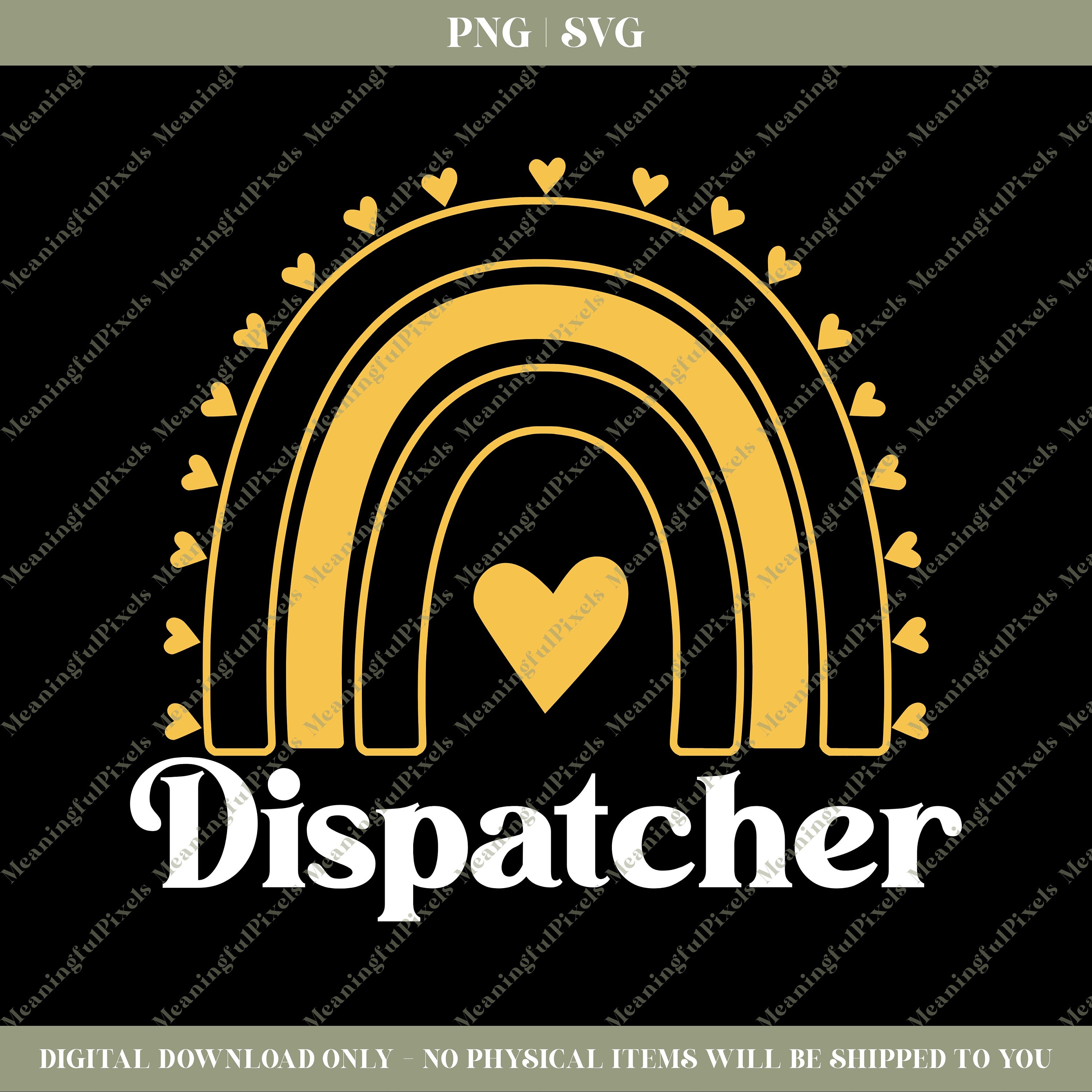 Dispatcher SVG & PNG - Etsy