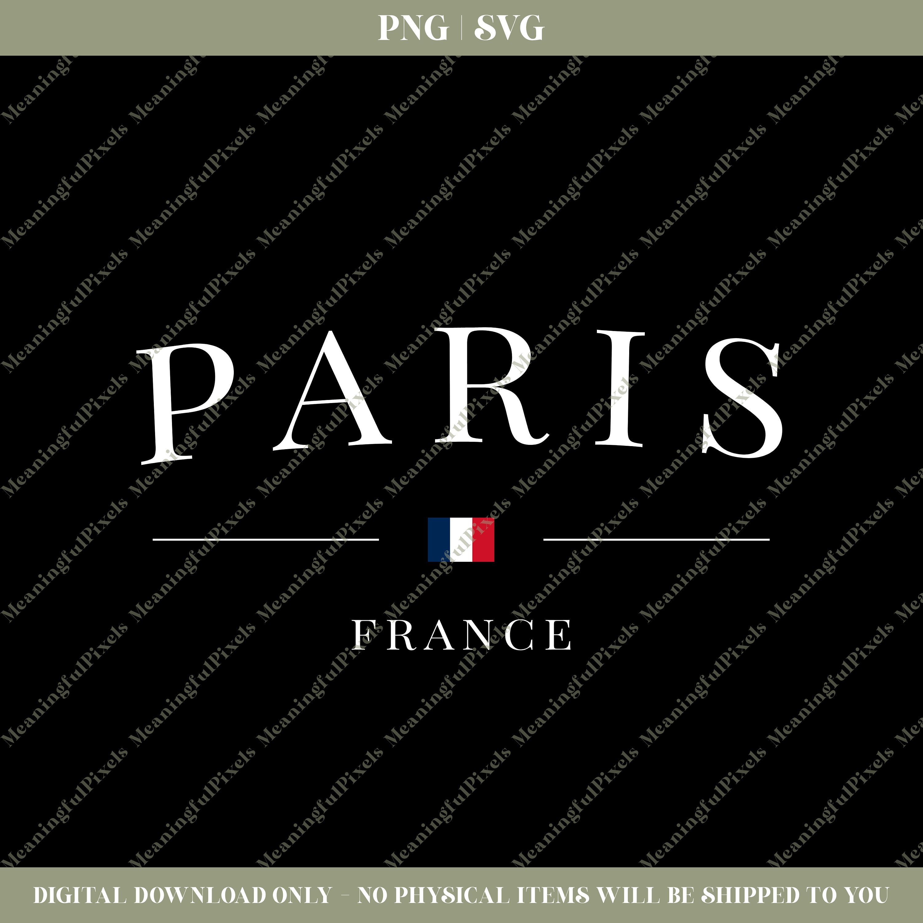 Paris SVG & PNG - Etsy