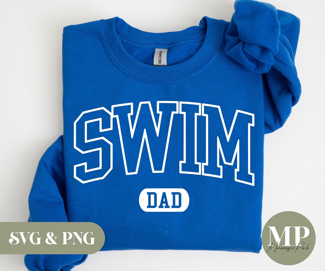 Swim Dad SVG & PNG - Etsy