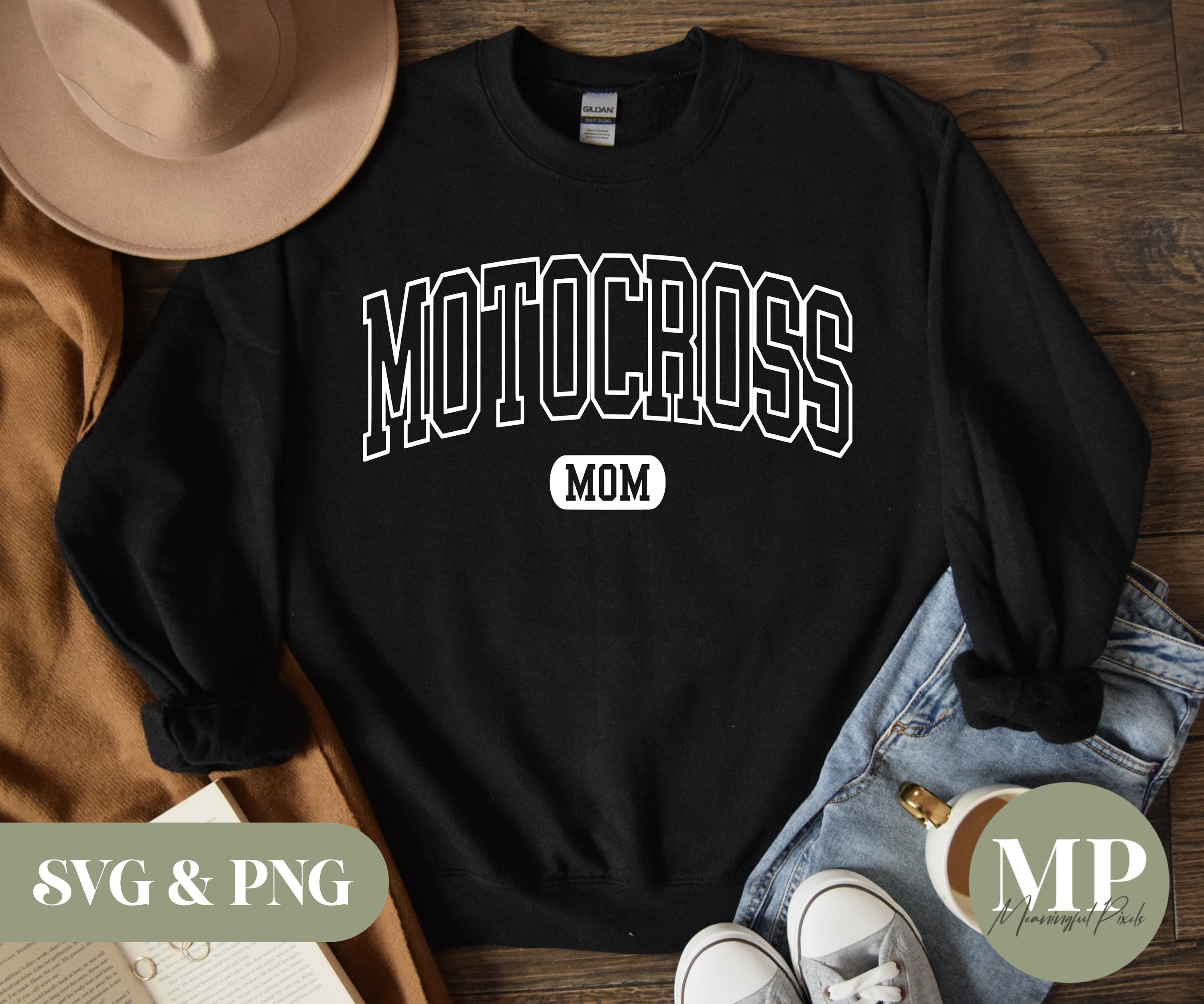 Motocross Mom SVG & PNG - Etsy