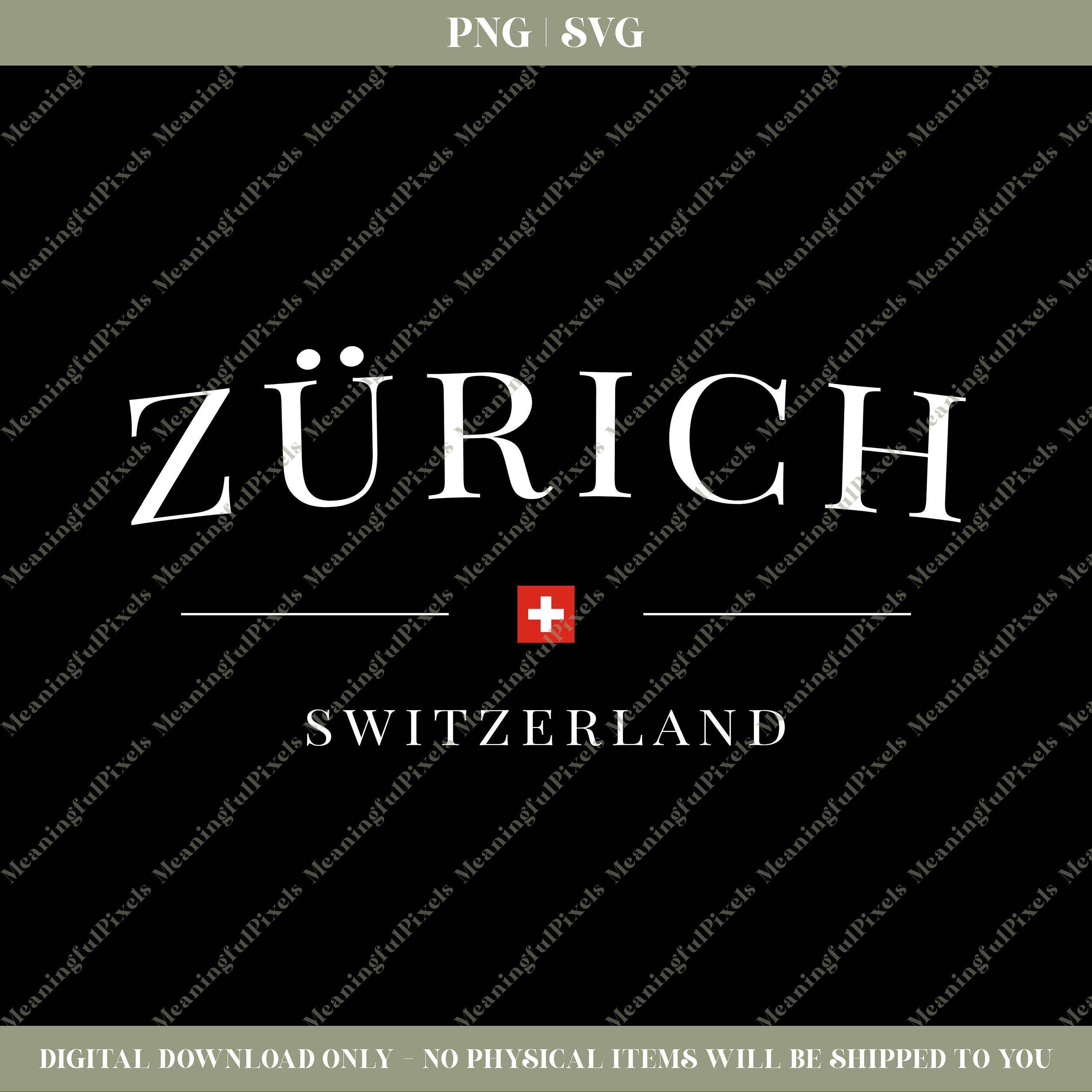 Zürich Zurich SVG & PNG - Etsy