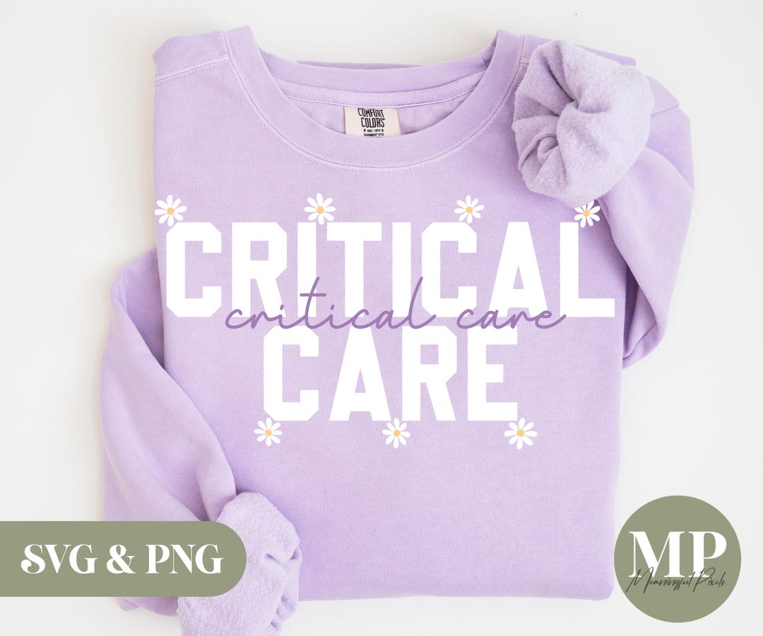 Critical Care SVG & PNG - Etsy