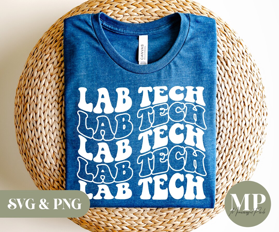 Lab Tech SVG & PNG - Etsy