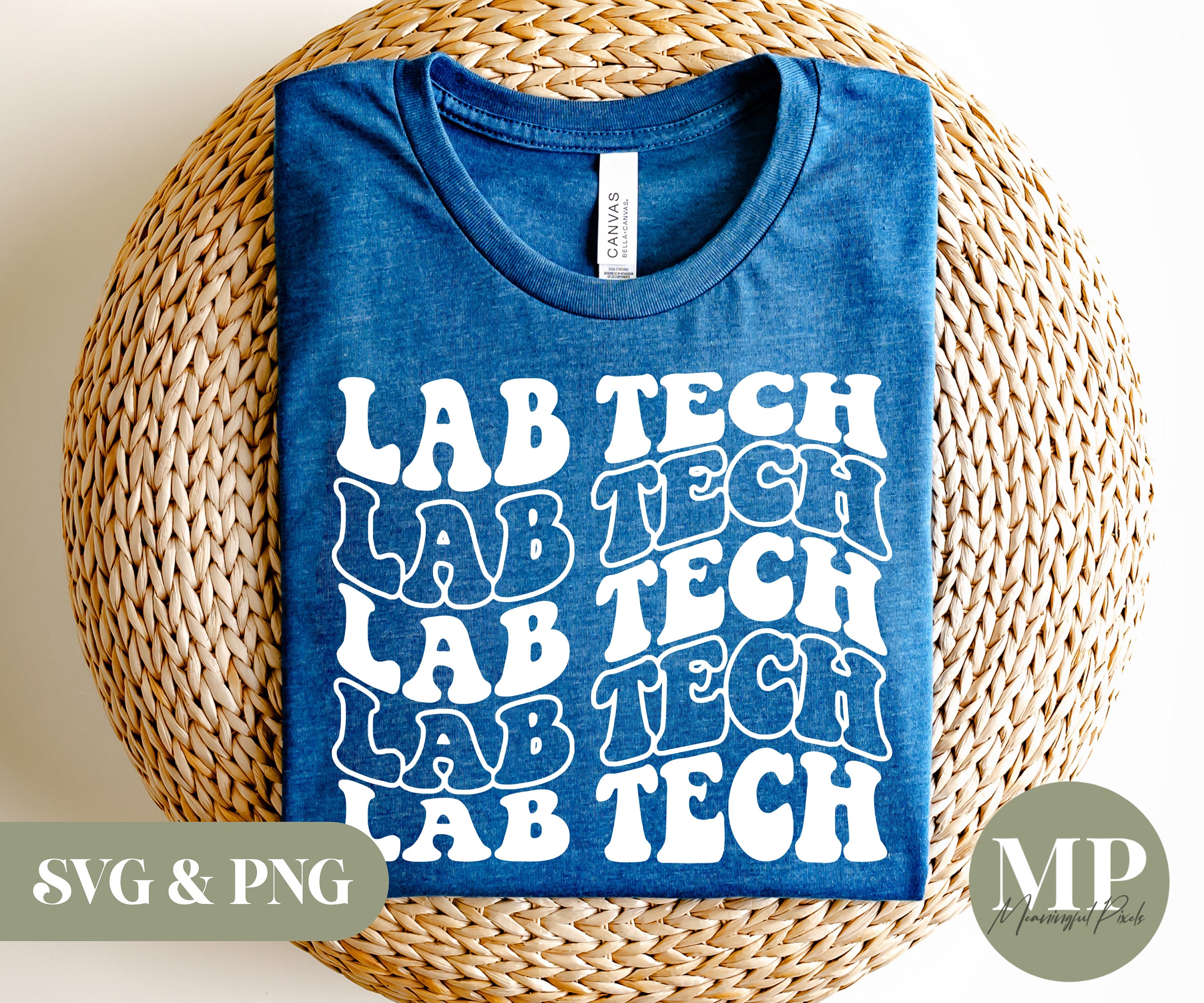 Lab Tech SVG & PNG - Etsy