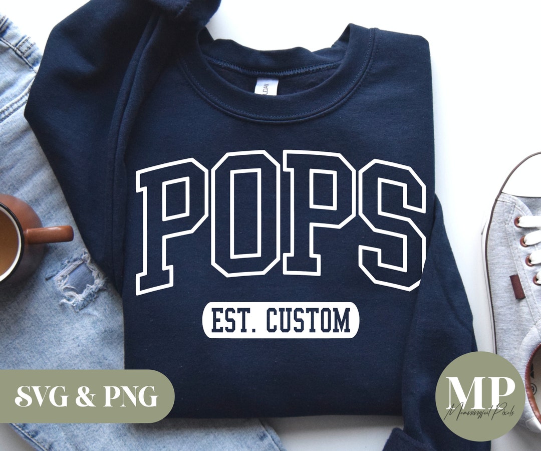 Pops Est. | Custom Pops SVG & PNG - Etsy