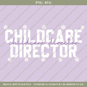 Childcare Director SVG & PNG - Etsy