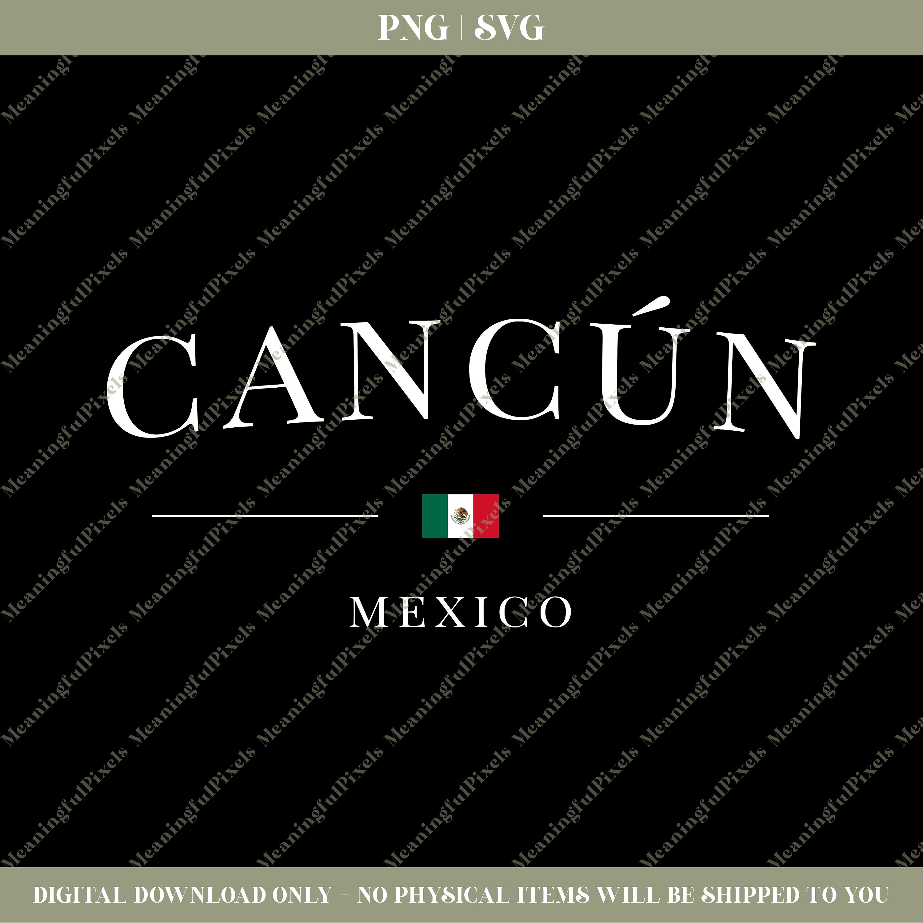 Cancún Cancun SVG & PNG - Etsy
