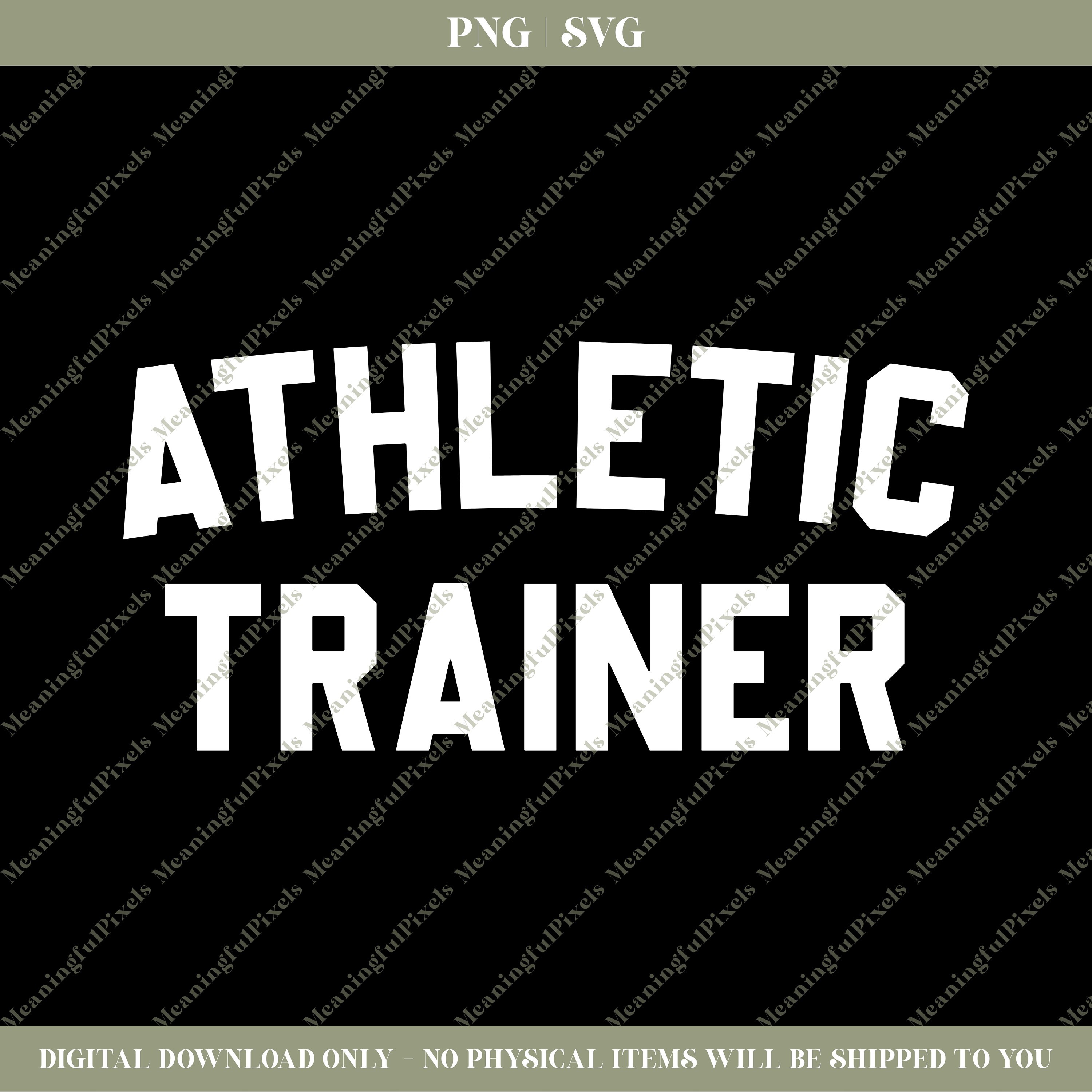 Athletic Trainer SVG & PNG - Etsy