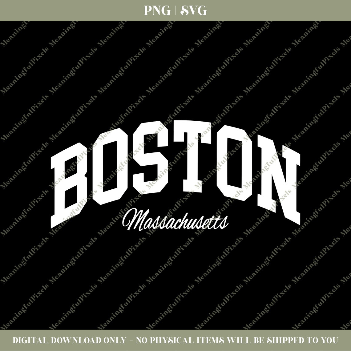 Boston SVG & PNG - Etsy