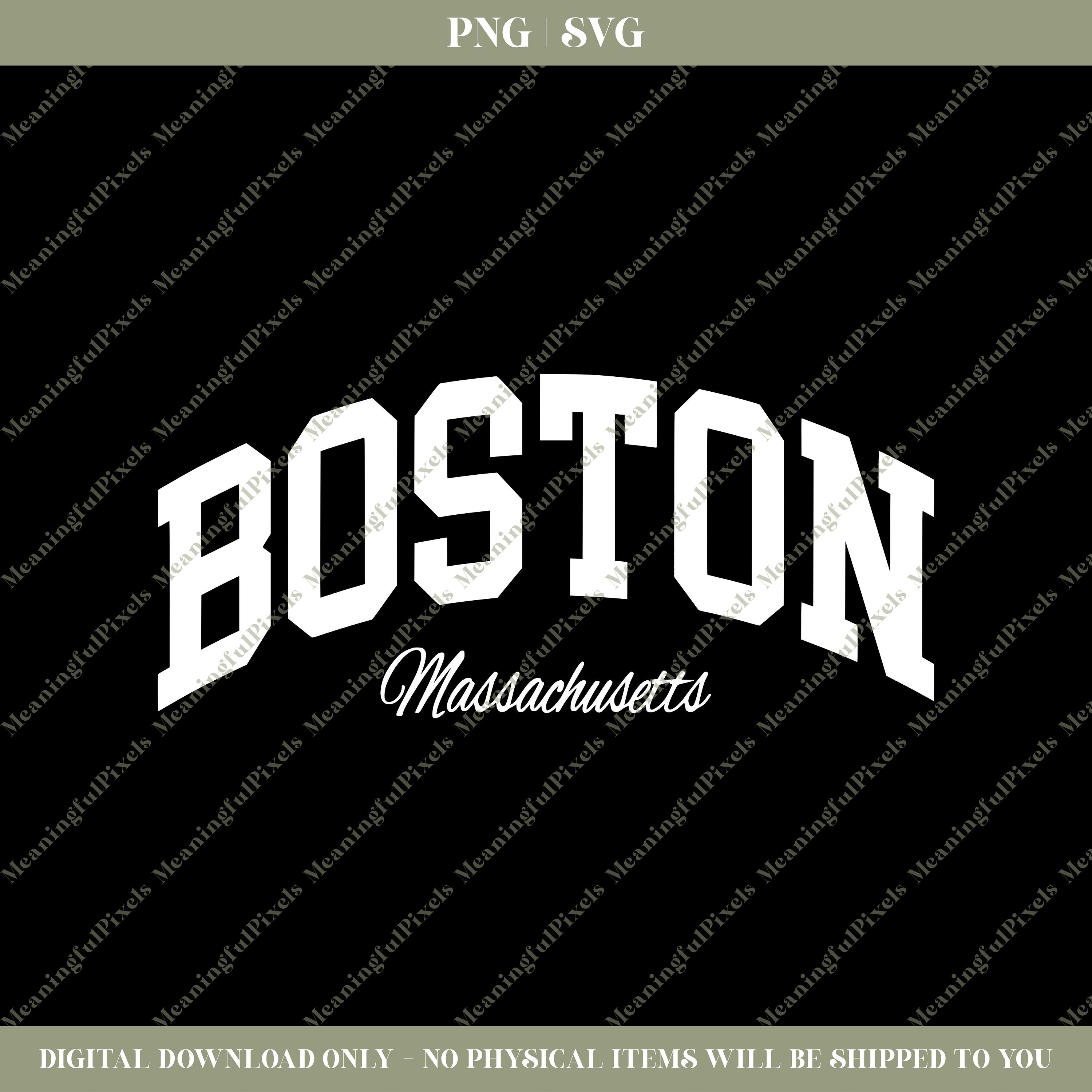 Boston SVG & PNG - Etsy