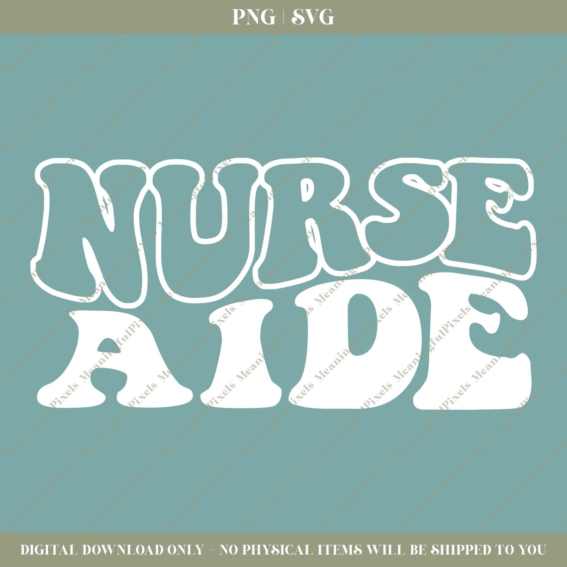 Nurse Aide SVG & PNG - Etsy
