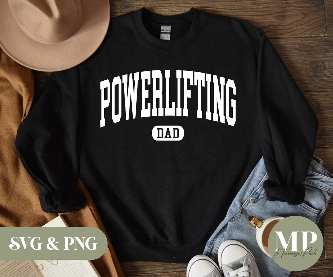 Powerlifting Dad SVG & PNG - Etsy