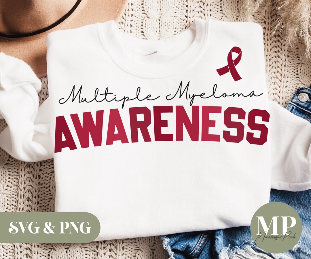 Multiple Myeloma Awareness SVG & PNG - Etsy