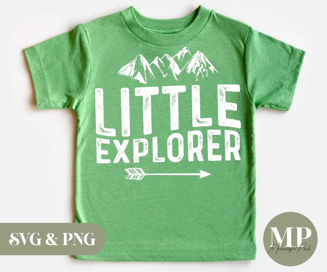 Little Explorer | Kids/toddler Camping SVG & PNG - Etsy