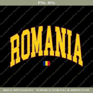 Romania SVG & PNG - Etsy