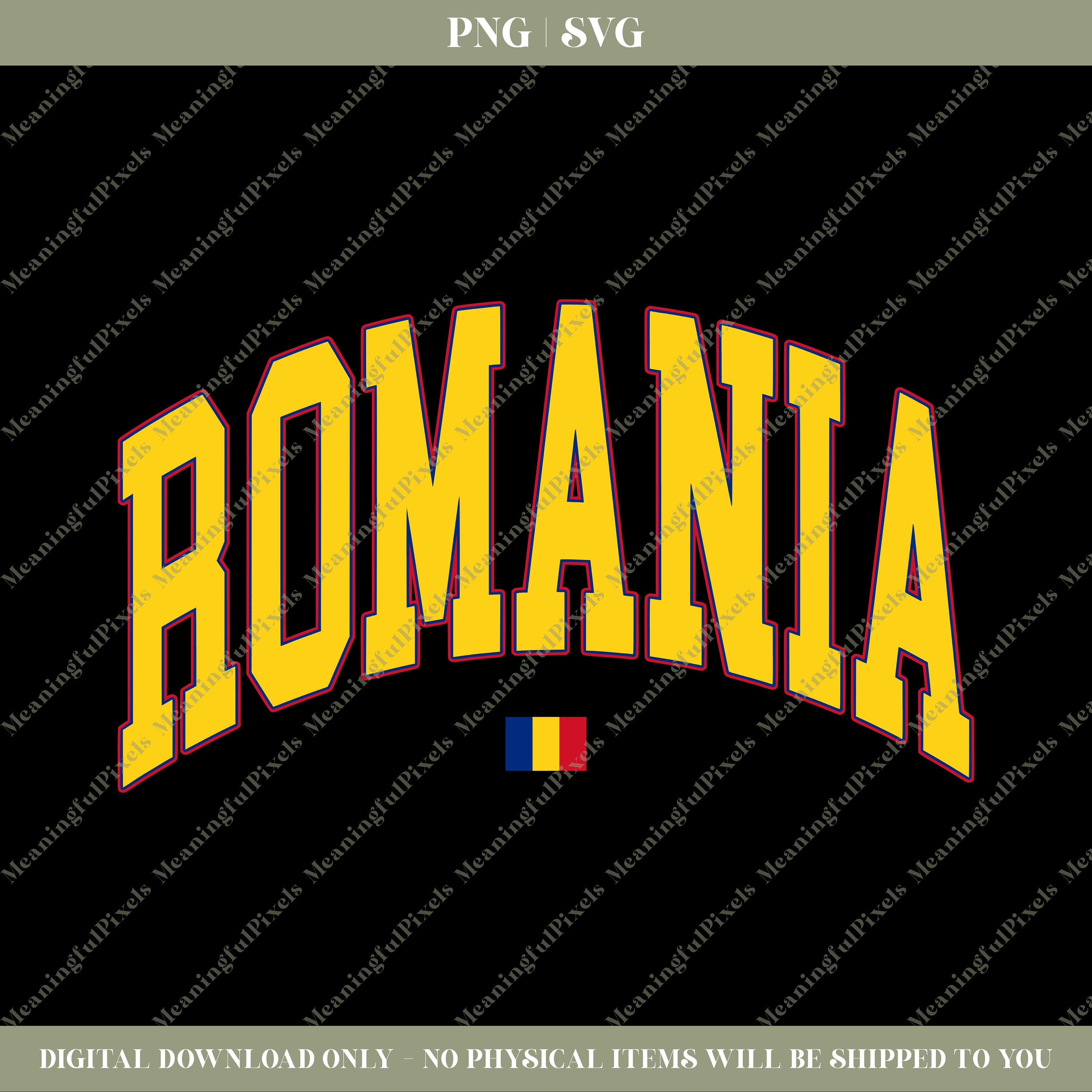 Romania SVG & PNG - Etsy