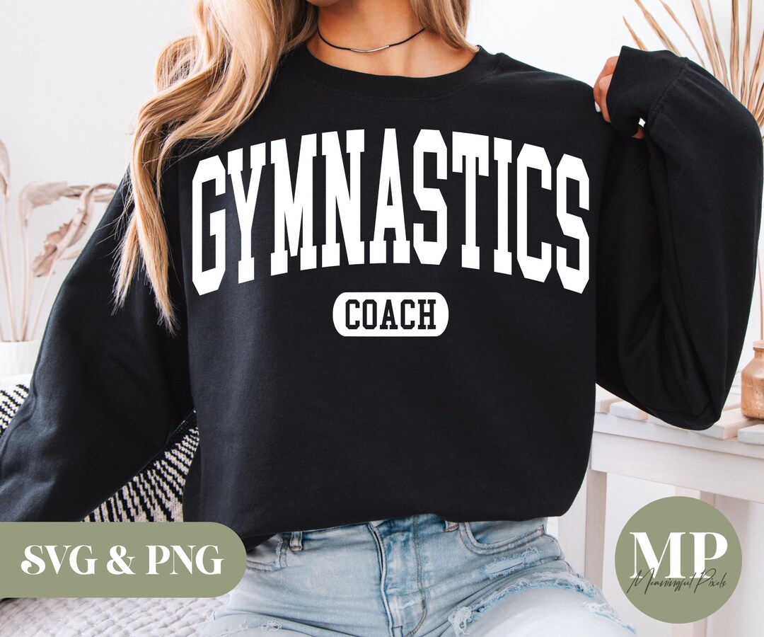 Gymnastics Coach SVG & PNG - Etsy