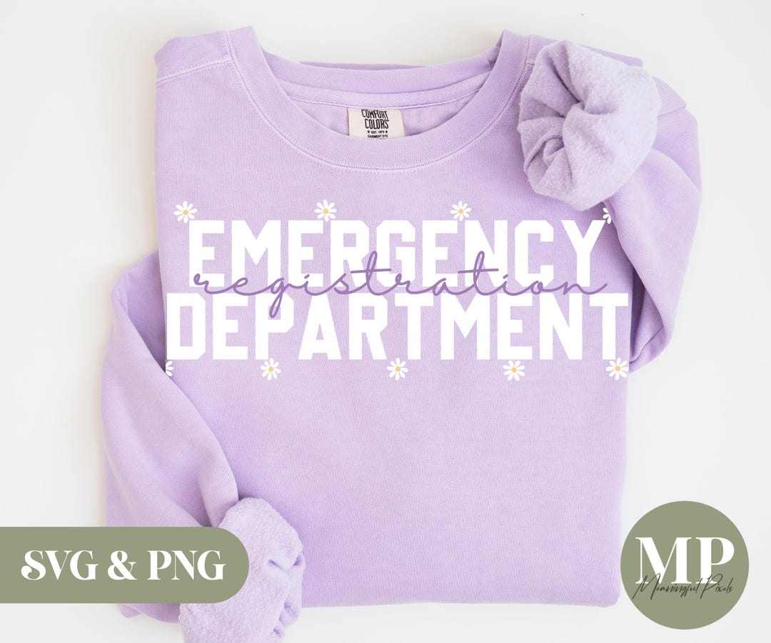Emergency Department Registration SVG & PNG - Etsy