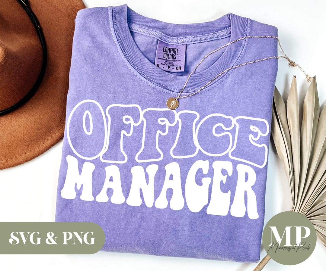 Office Manager SVG & PNG - Etsy
