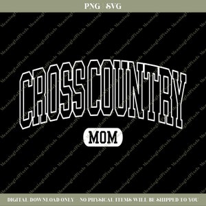 Cross Country Mom SVG & PNG - Etsy