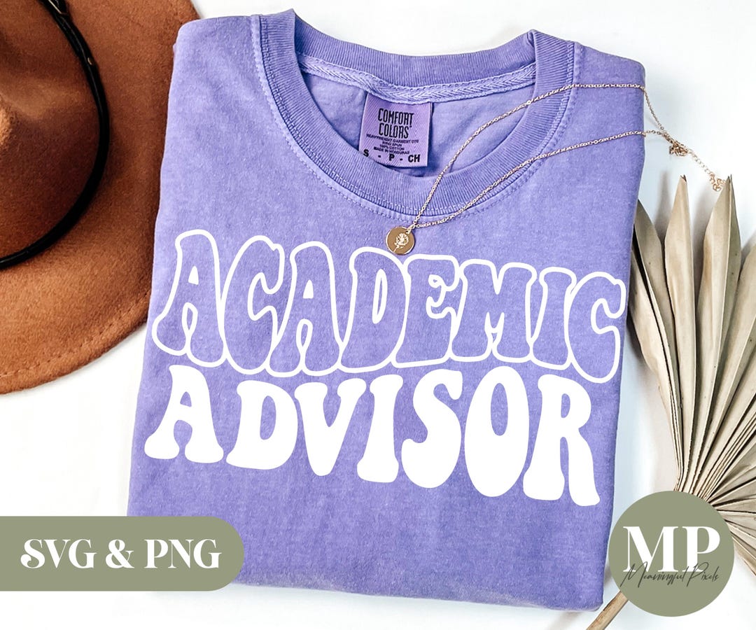 Academic Advisor SVG & PNG - Etsy
